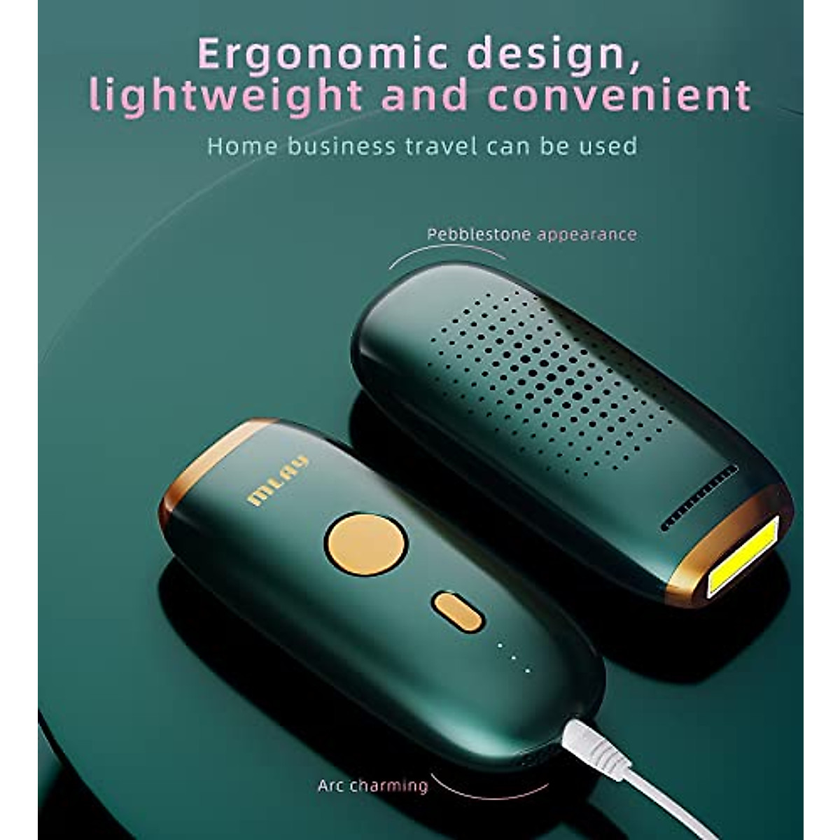 At-Home IPL Hair Removal for Women Men, Upgraded to unlimited Flashes Permanent Hair Removal Device on Facial Legs Arms Bikini Line FDA Cleared Laser Hair Removal