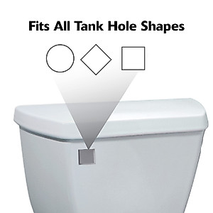 Korky 6094BP STRONGARM Tank Lever, Universal to Fit Front Angled Side Left and Right Mount Toilets, Brushed Gold