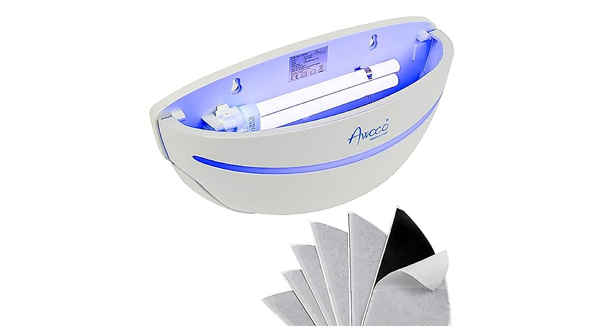 Awoco LED 5W Wall Mount Fly Trap Lamp for Insect Control