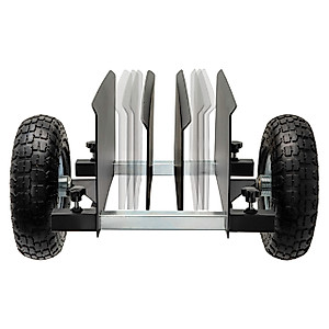 Extreme Max 5001.6409 Panel Moving Dolly with Pneumatic Wheels for Indoor & Outdoor Use