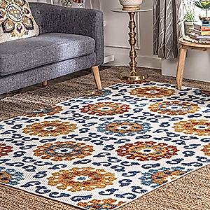 nuLOOM Aurora Transitional Indoor/Outdoor Area Rug, 3' x 5', Multi