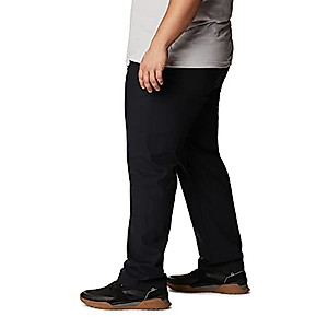 Columbia Flex ROC Pant Mens, Abyss, 42W x 32L Big Tall Black