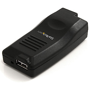 StarTech.com 10/100/1000 Mbps Gigabit 1 Port USB 2.0 over IP Device Server Adapter - USB Ethernet Over LAN Network Printer Converter - Windows 7 / XP / Vista ONLY (USB1000IP)
