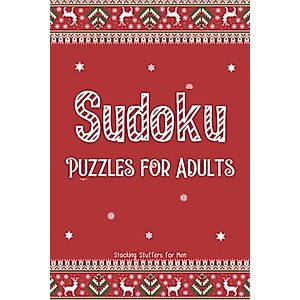 Stocking Stuffers for Men: Sudoku Puzzles for Adults: Christmas Sudoku Stocking stuffers gifts