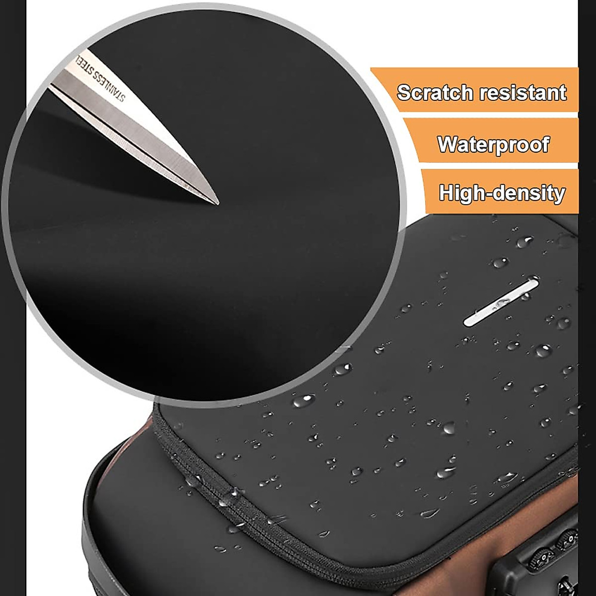 HOXSURY Sling Backpack USB Anti-Theft Waterproof Chest Daypack Casual Shoulder Bag (Grey)