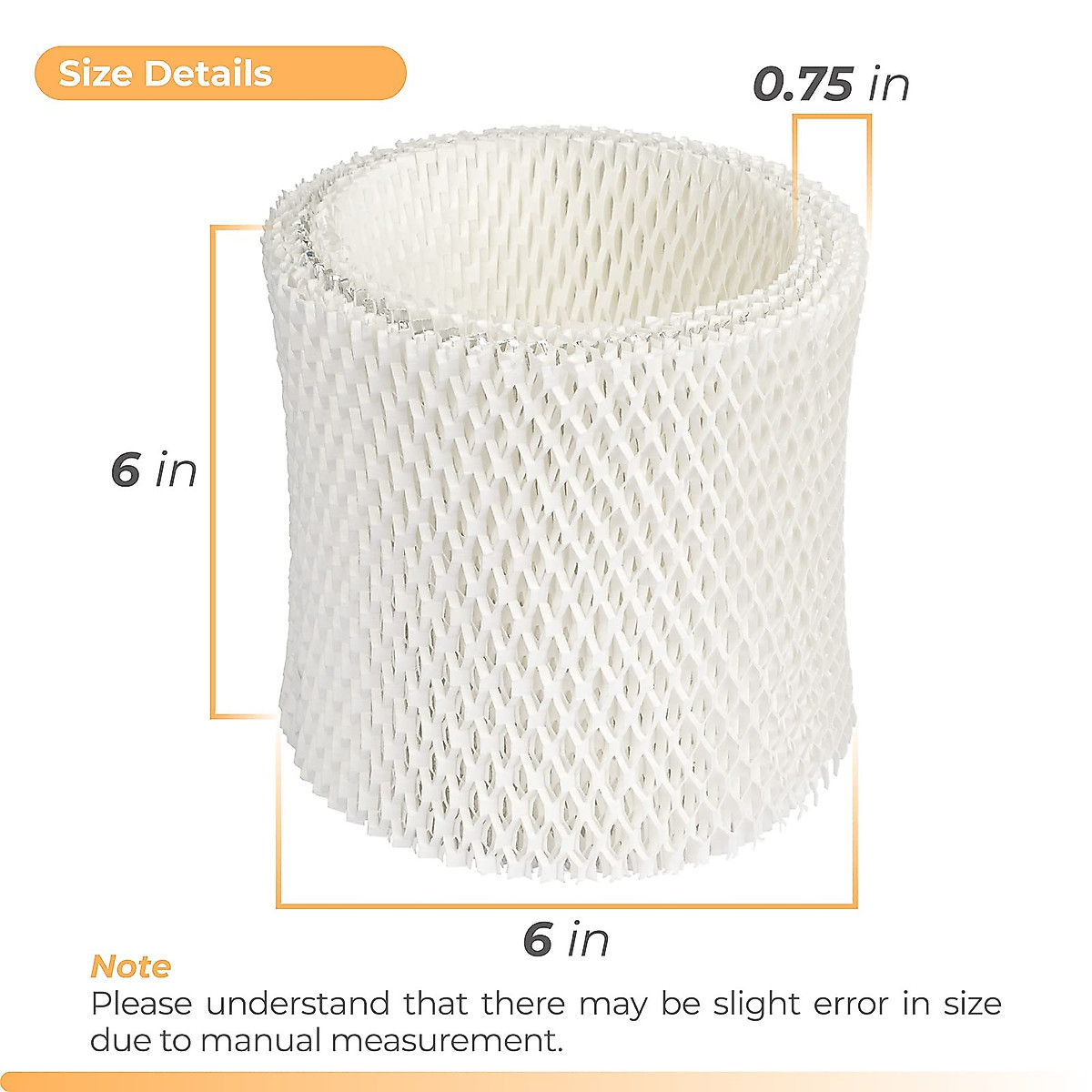 ANTOBLE 2 Pack HC-888 HC-888N Humidifier Wicking Filters Replacements for Honeywell HC888 HCM-890 HEV-320 Series & Duracraft D88 DCM-200 DH-890 Humidifier Filter C