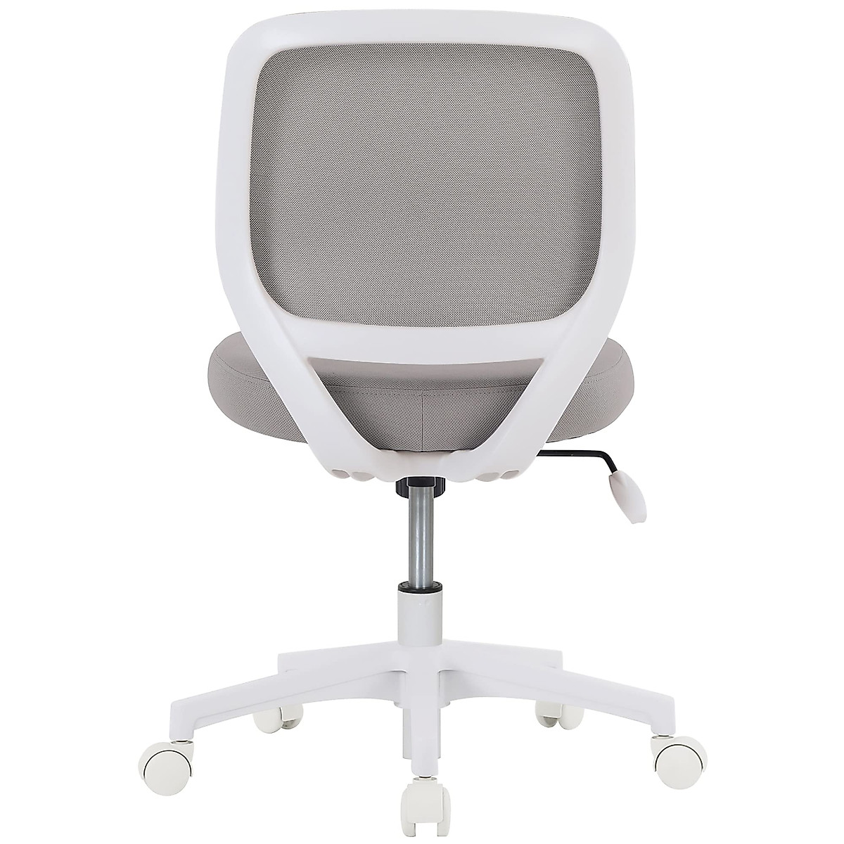 Realspace® Adley Mesh/Fabric Low-Back Task Chair, Gray/White, BIFMA Compliant