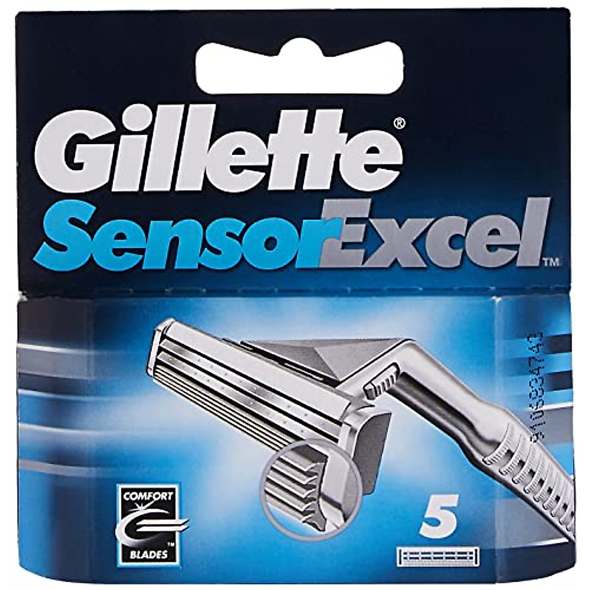 Gillette Sensor Excel Men's Razor Blade Refills, 5 Count, Mens Razors/Blades