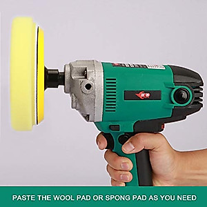 Makitoyo 5PCS 6 Inch Compound Buffing Sponge Pads，Compound Buffing Pads for Car Polisher Sanding, Polishing, Waxing,Polishing Pads Kit