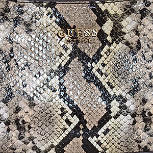 GUESS Zed Mini Girlfriend Carryall, Natural Python