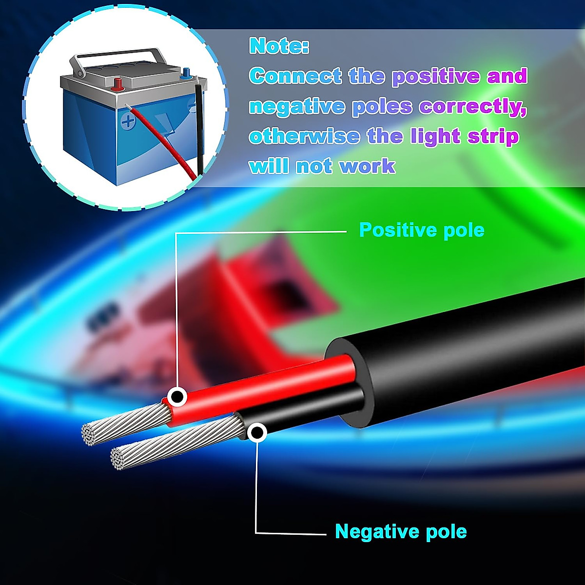 LED Boat Lights Strip 33FT, IP67 Marine LED Strip Pontoon Boat Light App Control, 12V RGB Waterproof Boat Interior Light, Night Fishing Lighting for Bass Boat, Kayak, Jon Boat, Cabin, Deck