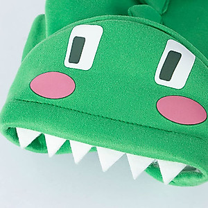 Pet Funny Hoodie Ugly Christmas Sweater Cold Weather Warm Coat for Puppy Small Dog Halloween Party Costume Cute Hoodie (XX-Large, Green Dinosaur)