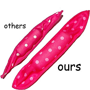 Aimin Soft Curlers for Overnight Heatless Curls, No Heat Foam Rollers for Long Hair, Satin Sponge Curlers (30 pcs, pink)