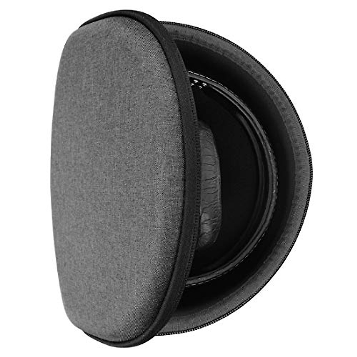 Geekria Shield Headphones Case Compatible with Sennheiser HD 450BT, Momentum 3, Momentum 2, HD 4.50 Case, Replacement Hard Shell Travel Carrying Bag with Cable Storage (Dark Grey)