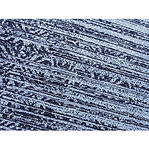 Unique Loom Del Mar Collection Area Rug-Transitional Inspired with Modern Contemporary Design, Rectangular 9' 0" x 12' 2", Blue/Navy Blue