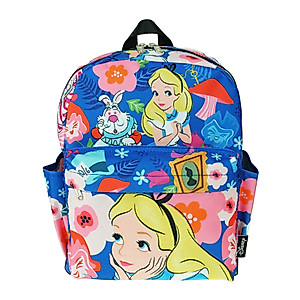 KBNL Alice in Wonderland 12inch Deluxe Oversize Print Daypack A21310 Medium