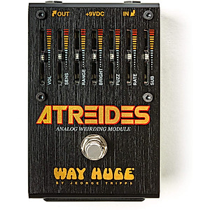 Briskdrop Way Huge WHE900 Atreides Analog Weirding Module Pedal Bundle with Dunlop ECB003 Power Supply & Patch Cables, WHE900-ECB003