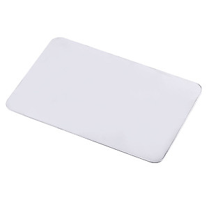 Small Stainless Steel Cosmetic Makeup Palette Spatula Rec Shape Mixing Plate Tool