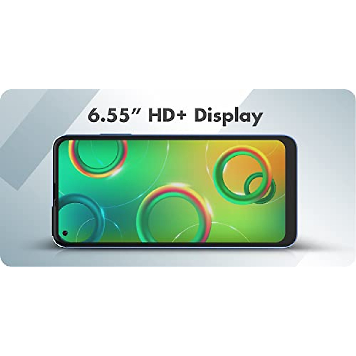 NUU B10 4G LTE Unlocked Android Smartphone | 6.55” HD+ Display | 48MP Triple-Camera | 64GB + 4GB RAM | 4000mAh Battery | Android 11 | Compatible with T-Mobile (White)