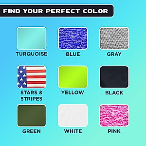 E Tronic Edge Running Headbands for Men, Women, Boys and Girls, Sports Sweatbands, Yoga, Exercise, Workout, Quick Drying and Non-Slip Workout Stretchy Hairband