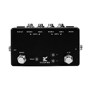 EX Guitar Effects Loop Switcher Pedal Passive Channel Switcher Box