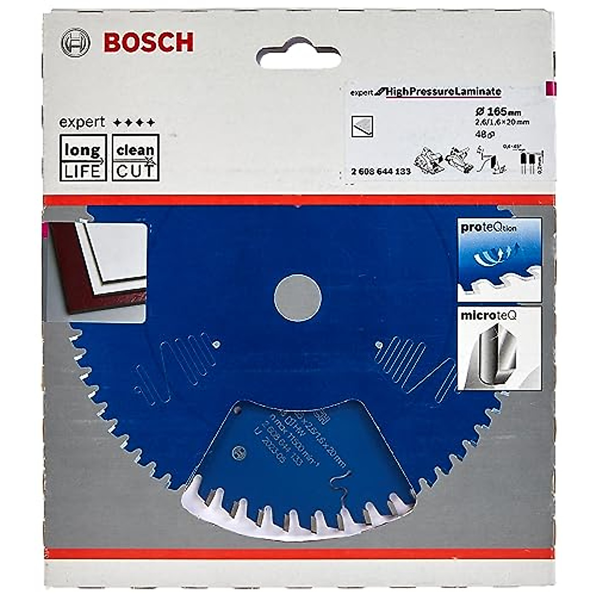 Bosch 2608644133 EXTRH 6.5" x 20mm 48T Circular Saw Blade Top Precision
