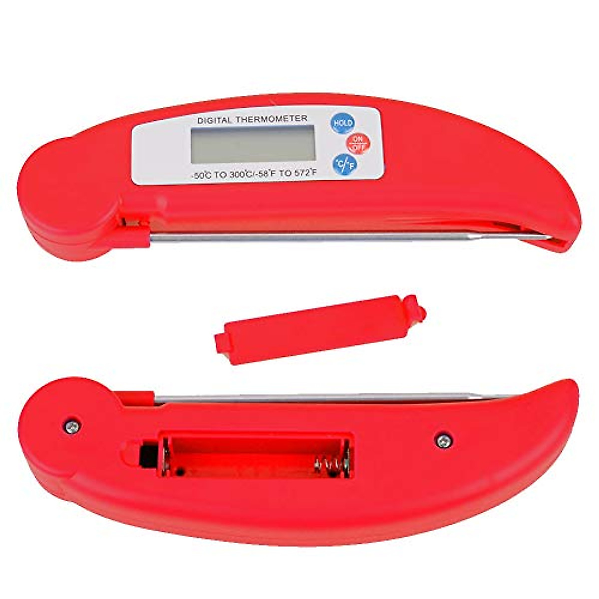 Toxz Food and Meat Digital Thermometer Javelin Thermometer,Instant Read,Stainless Steel Probe for Grill Cooking BBQ,Auto Shut-Off,ºF/ºC Switchable,Accurate to ±1ºF