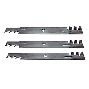 Reliable Aftermarket Parts Our Name Says It All Three (3) Heavy Duty Commercial Mulching Blades for Poulan/Fits Husqvarna/Craftsman Replaces 134149 138971