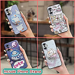 Glisten Dirt-Resistant Lulumi Phone Case for Xiaomi Redmi K40 Gaming Edition/Poco F3 GT, Protective Soft Case Cute Anti-dust Phone Stand Holder Cover Cartoon Armor case Shockproof Cartoon, 10