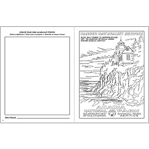 National Parks WPA Poster Art Coloring Sketchbook