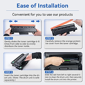 MYCARTRIDGE SUPRINT TN760 Compatible Toner Cartridge Replacement for Brother TN760 TN-760 TN730 High Yield Black Toner for HL-L2350DW MFC-L2750DW DCP-L2550DW HL-L2370DW Printer 2-Pack TN-760 Toner