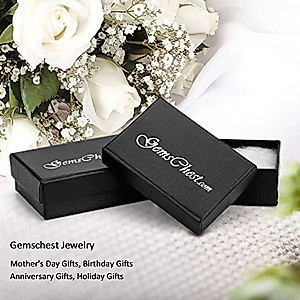 Gemschest Graduation Gifts Initial Necklace S925 Sterling Silver Jewelry Cubic Zirconia Letter Alphabet Phase Pendant Necklace Mother Day for Mom Women Ladies Teen 18" Chain Silver A