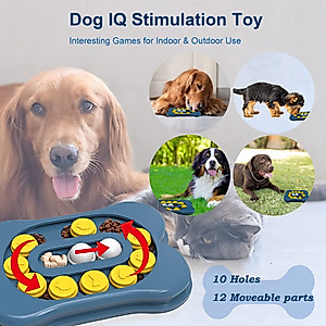 ZOERST Dog Puzzle Toys, Dog Food Toy for Puppy IQ Training & Mental Enrichment, Slow Feeder to Aid Puppy Dog Digestion, Treat Puzzles to Keep Them Busy