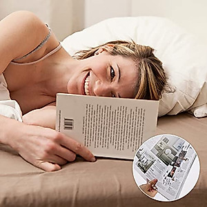 BENBO 2PCS Flower Acrylic Bookmarks, Resin Dried Flower Book Page Holder Handmade Floral Bookmarks with Colorful Tassels Transparent Thumb Ring Page Holder for Reading Students Teachers (B)