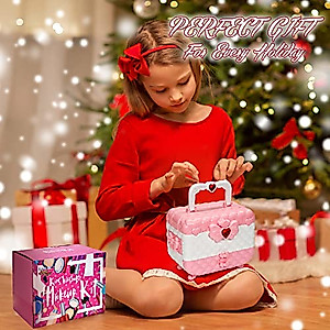 Kids Makeup Toys for Girls - Safe and Washable Makeup for Kids, Kids Makeup Kit for Girl, Real Girls Makeup Kit for Kids Toddler, Princess Birthday Gifts for 4 5 6 7 8 9 Year Old Girls Gift (Pink)
