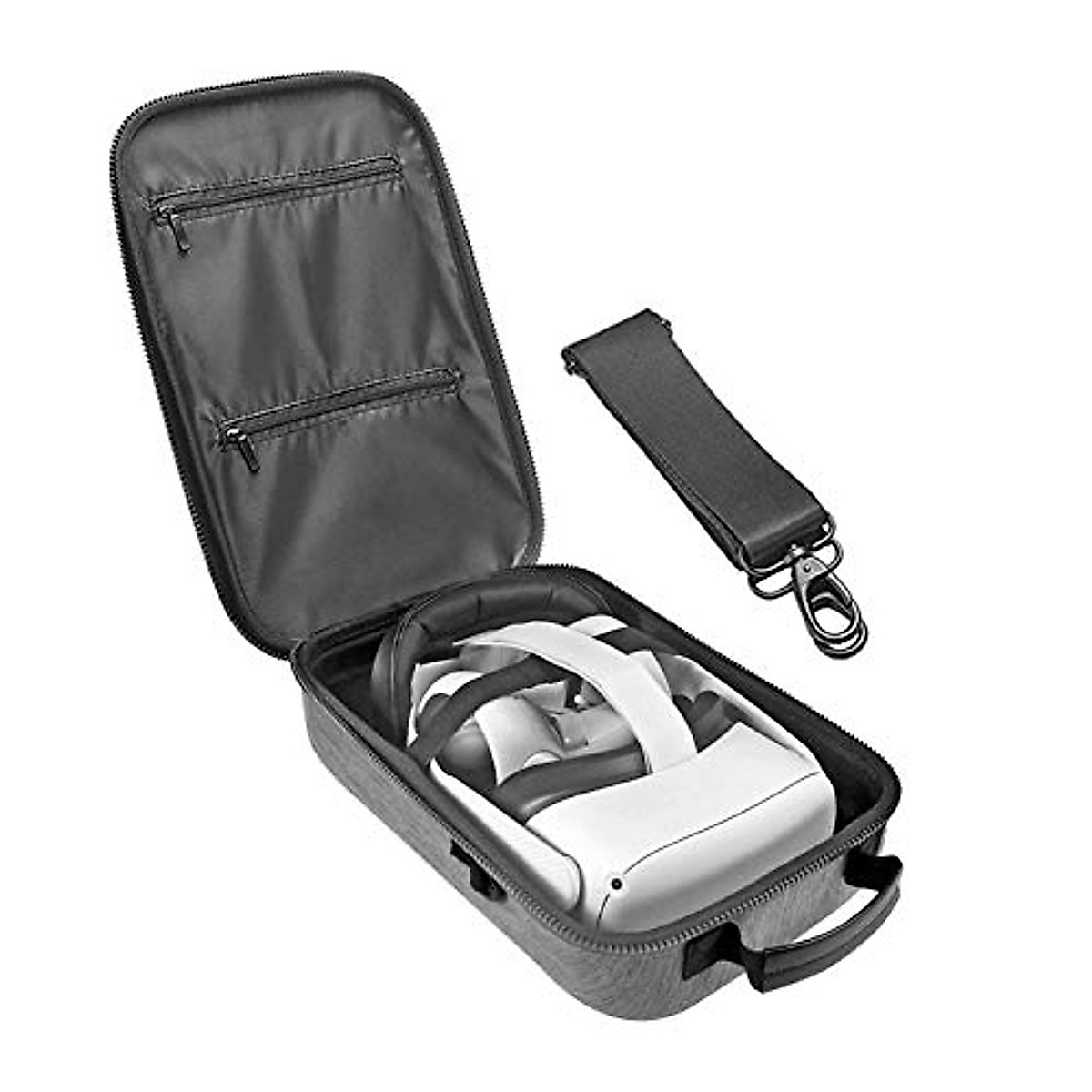 KXL Hard Carrying Cover Protective Pouch Box Case Bag for -Oculus Quest 2 VR Glass