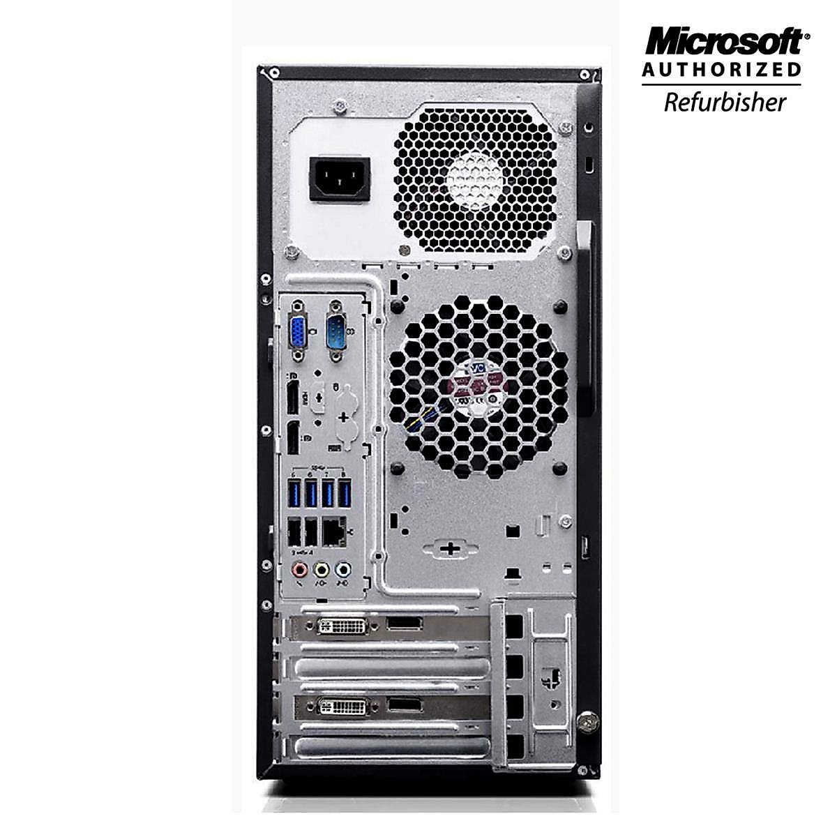 Lenovo M93P Tower Desktop High Performance Gaming Computer PC - Intel Core I7-4770 3.4Ghz - 16GB RAM - 256GB SSD - NVIDIA GT 1030 2GB DDR5 - Windows 10 Home 64-bit-Multi-Language Support (Renewed)