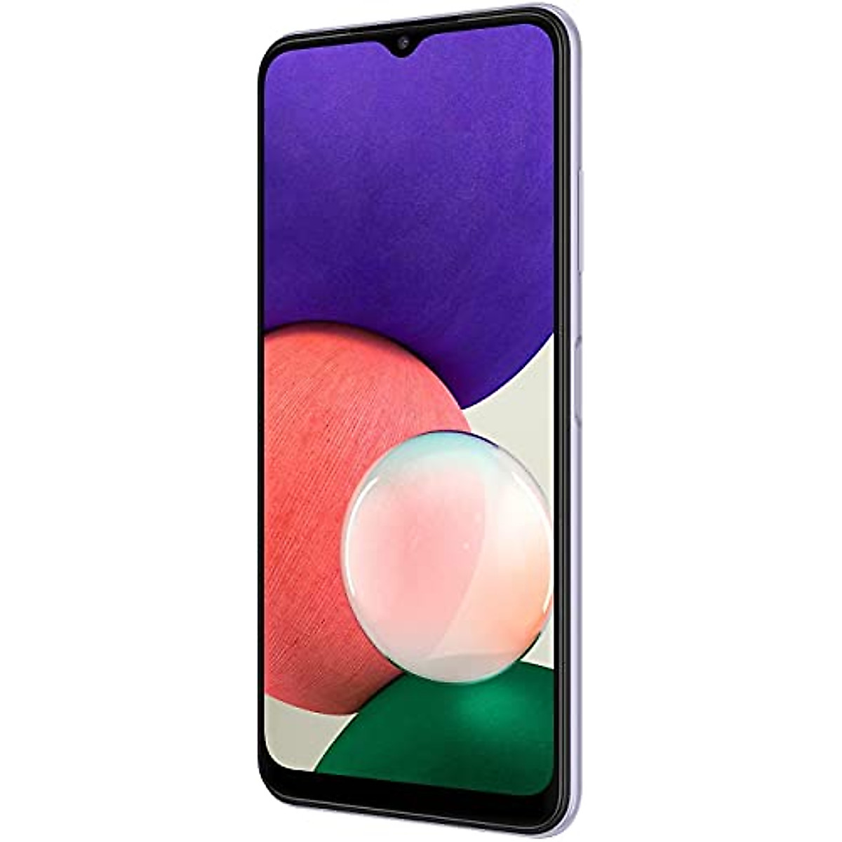 Samsung Galaxy A22 5G (SM-A226B/DS) Dual SIM 128GB/ 8GB RAM, 6.6” GSM Unlocked International Version - No Warranty - Violet