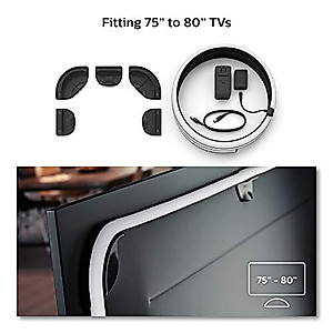 Philips Hue Play Gradient 75" TV LED Backlight Lightstrip, Flowing Multicolor Effect, Surround Lighting for Home Theater, Sync with Movies, Music and Video Games, Requires Hue Bridge and HDMI Sync Box