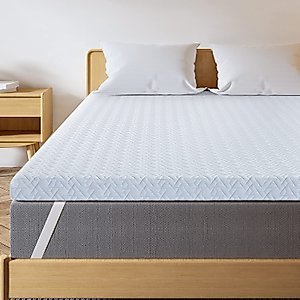 Maxzzz 3 Inch Mattress Topper Full - Cool Gel Memory Foam Mattress Topper Extra Firm Bed Topper with Cover, Hard Mattress Topper for Back Relax,CertiPUR-US Certified