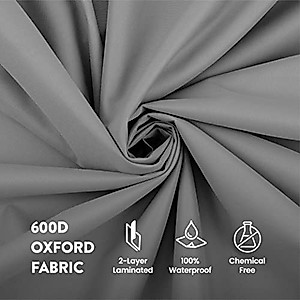 Zober Christmas Tree Storage Bag - for Artificial Trees up- to 9-Ft. Tall - Garland Bag, (2 pc set) Durable Waterproof Material With Stitched Reinforced Carrying Handles