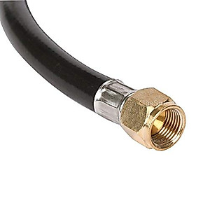 GasSaf 5FT 20 PSI Adjustable High Pressure Propane Regulator with Hose, Come with 1/8 MNPT Pipe Fitting, Fits for LP Gas Cooker, Burner, Turkey Fryer, Smoker Connect to QCC1 Propane Tank