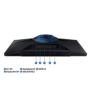 SAMSUNG 24" Odyssey G32A FHD 1ms 165Hz Gaming Monitor with Eye Saver Mode, Free-Sync Premium, Height Adjustable Screen for Gamer Comfort, VESA Mount Capability, LS24AG320NNXZA