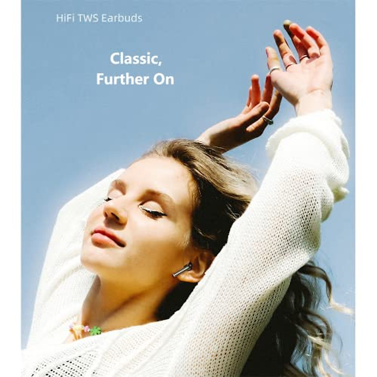 AWEI T26 Pro Earbuds Wireless Bluetooth, Bluetooth 5.3 Noise Cancelling Headphones True Wireless IPX6 Waterproof Stereo in-Ear Earphones with Built-in Microphone (Black)