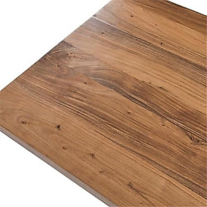 Modway EEI-6149-BLK-NAT Genuine 96" Crank Adjustable Height Dining and Conference Table, Black Natural