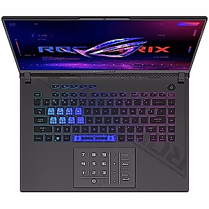 ASUS ROG Strix G16 Gaming & Entertainment Laptop (Intel i7-13650HX 14-Core, 32GB DDR5 4800MHz RAM, 8TB PCIe SSD, GeForce RTX 4050, 16.0" 165Hz Wide UXGA (1920x1200), Win 11 Pro) with USB-C Dock