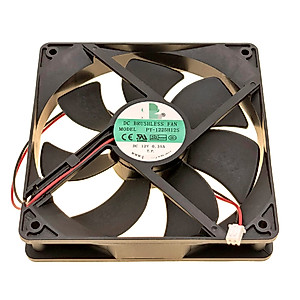 LEYEYDOJX New Cooling Fan for PY-1225H12S 12025 DC12V 0.35A 12CM 2-wire/2-pin DC BRUSHLESS Ice Machine Fan