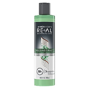 DOVE MEN + CARE Real Bio-Mimetic Care Conditioner For Damaged Hair Reconstruct Silicone-Free Conditioner With Coco Fatty Acid + Vegan Keratin 10oz