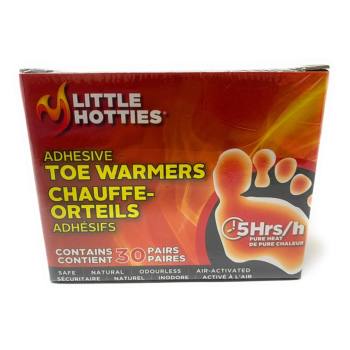 Little Hotties Adhesive Toe Warmers, 30 Pairs