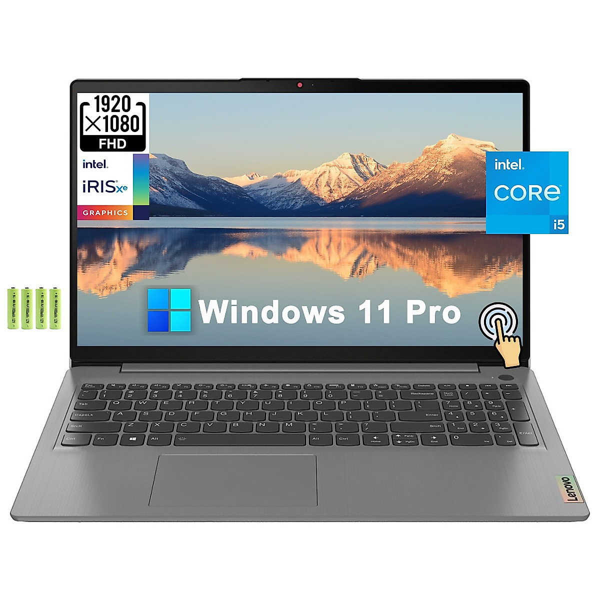 Lenovo IdeaPad 3i 15.6" FHD Touchscreen Business Laptop[Windows 11 Pro], Intel 4-Core i5-1135G7, 8GB RAM, 512GB PCIe SSD, Iris Xe Graphic, Wi-Fi 6, BT5, SD Card Reader, HDMI, Privacy Camera, w/Battery